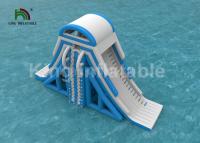 China Gaint Customized Outdoor 0.9mm PVC Inflatable Floating Water Park With Cliff for sale