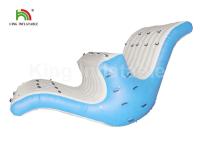 China Blue 5 * 2.5m Inflatable Rocker Slide / Water Park Toys For Commercial Rental for sale