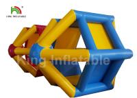 China EN71 Combo Color Water Wheel Inflatable Water Roller For Water park for sale