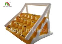 China Lake Sea Water Park Games Inflatable Floating Water Slide For Commercial for sale