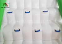 China Custom Outdoor 5 x 2.5 x 2.5m PVC Inflatable sea Floating Slide For Kids for sale