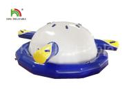 China 0.9mm PVC Tarpaulin Inflatable UFO Climbing Water Boat Toy Heat Sealed SGS EN71 for sale