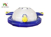 China 0.9mm PVC Tarpaulin Inflatable UFO Climbing Water Boat Toy Heat Sealed SGS EN71 for sale
