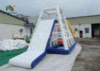 China 7.5 * 3.5 * 4m White Inflatable Jungle Joe Water Toys Climbing Tower For Water Park for sale