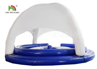 China Customized 8 * 5m Waterproof Inflatable Water Toys With Tent Cover CE SGS EN71 for sale