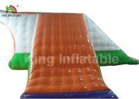 China Customized 9 * 7.5 m Inflatable Diving Tower With Slide Water Toy For Water Park for sale