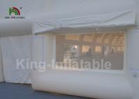 China Water - Proof PVC 40 * 10m White Giant Inflatable Cube Tent For Wedding Parties for sale