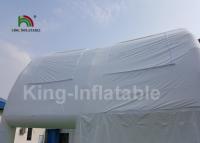 China Water - Proof PVC 40 * 10m White Giant Inflatable Cube Tent For Wedding Parties for sale