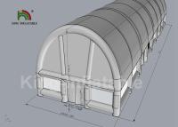 China Water - Proof PVC 40 * 10m White Giant Inflatable Cube Tent For Wedding Parties for sale