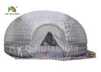 China Airtight Combo Color Clear Inflatable Bubble Tent 8m Diameter For Outdoor for sale