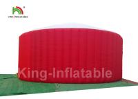 China Plato 210D Oxford Fabric Red Inflatable Yurt Dome Tent / Blow Up Event Tent for sale