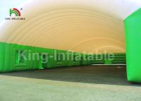 China Custom Large PVC Material Green Inflatable Event Tent For Advertising for sale
