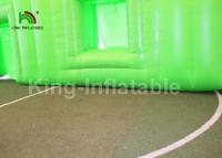 China Custom Large PVC Material Green Inflatable Event Tent For Advertising for sale