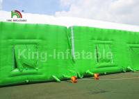 China Custom Large PVC Material Green Inflatable Event Tent For Advertising for sale