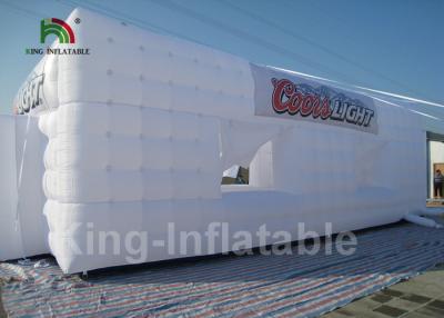 China PVC Tarpaulin White Inflatable Wedding Party Tent Rectangle Shape 39.4ft * 19.7ft for sale