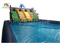 China Rainbow Slide Ocean Inflatable Water Parks For Adult And Kids 1 Years Warranty for sale