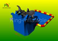 China Grey Megalodon Adult & Kids Inflatable Water Parks With Slide For Outdoor for sale