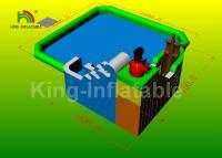 China 0.9mm PVC Inflatable Water Parks Pirate Ship Type / Inflatable Water Activities for sale