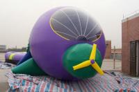 China PVC 12m Airplane Inflatable Jump House Castle Type For Rental for sale