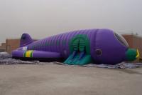 China PVC 12m Airplane Inflatable Jump House Castle Type For Rental for sale