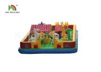 China Inflatable Animals Zoo Castle Jumping Bounce House For Family Entertainment for sale
