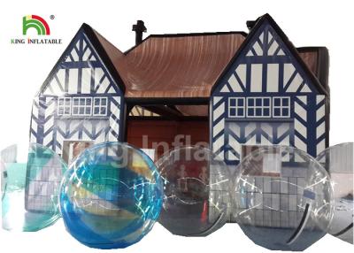 China Outdoor Pub Cabin 8 X 6m Airtight Inflatable Event Tent With Digital Printing for sale
