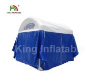 China UV Proof Blue Advertising Inflatable Event Tent Commercial Grade Customized Size for sale