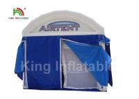 China UV Proof Blue Advertising Inflatable Event Tent Commercial Grade Customized Size for sale