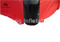 China Airtight Black And Red Inflatable Event Tent For Advertising / Exhibition / Tourist for sale