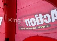 China Airtight Black And Red Inflatable Event Tent For Advertising / Exhibition / Tourist for sale