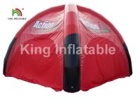 China Airtight Black And Red Inflatable Event Tent For Advertising / Exhibition / Tourist for sale