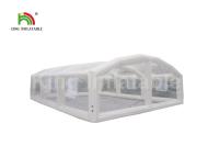 China Trade Show Folding Transparent Inflatable Event Tent With Logo Printing Fire - Retardant for sale