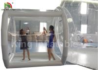 China 6m Diameter Transparent Inflatable Bubble Tent With Tunnel For Outdoor Camping Rent for sale