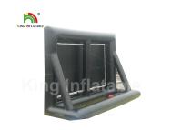 China CE Custom Black PVC 10m Inflatable Projector Screen, Inflatable Outdoor Movie Screen for sale