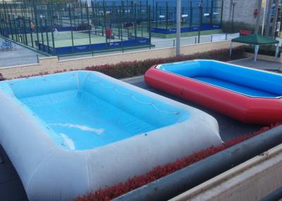 China Blue PVC Inflatable Swimming Pools for sale