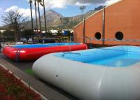 China Blue PVC Inflatable Swimming Pools for sale