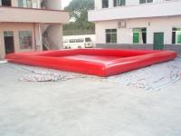 China 0.6mm - 0.9mm PVC Large inflatable swimming pools for kids and adult water games for sale