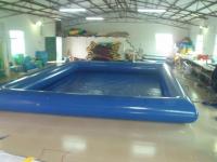 China Commercial Inflatable Swimming Pools with Water Roller and Water Balls 0.9mm PVC Tarpaulin for sale