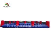 China 8 * 8 * 0.65m PVC Tarpaulin Blow Up Swimming Pool Red And Blue Color for sale