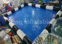 China Commercial Blue Inflatable Swimming Pool For Adults Fun With CE Blower for sale