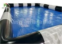 China Commercial Blue Inflatable Swimming Pool For Adults Fun With CE Blower for sale