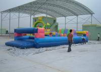 China Durable Commerical grade inflatable obstacle course , PVC Inflatable Amusement Park Toy for sale