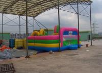 China Inflatable obstacle course combo with bouncer , Colorful Kids Fun city for sale