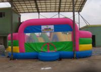 China Inflatable obstacle course combo with bouncer , Colorful Kids Fun city for sale