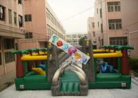 China Amazing Aiant Kids Inflatable Amusement Park / Inflatable Adventure For Rent for sale