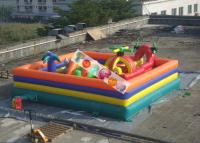 China Attractive Huge Fun City Inflatable Amusment Park For Children / Kids Paradise for sale