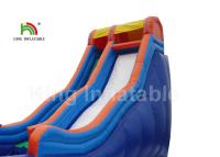China 10m High Giant Red Fish Inflatable Water Slide With Staircase For Children for sale