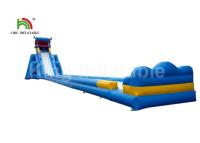 China Dragon Stype Blue Large Inflatable Water Slide For Adults In Aquatic Park for sale