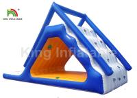China CE / UL 0.9mm PVC Tarpaulin Durable Inflatable Water Toy Floating Slide For Adults for sale
