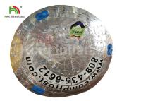 China 1.0mm PVC / TPU Inflatable Water Rolling Wheel Toy For Adults Entertainment for sale